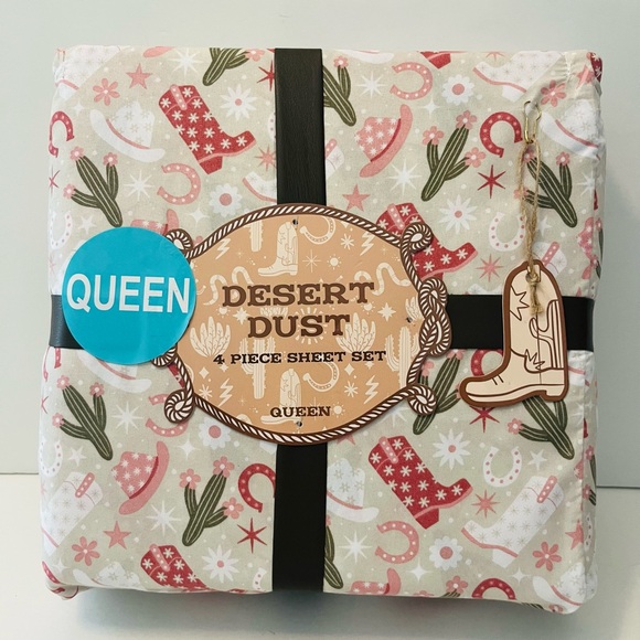 Desert Dust | Bedding | Desert Dust Western Vibes 4 Piece Queen Size ...